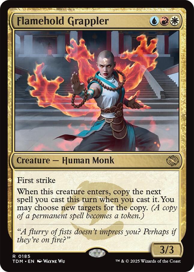 Flamehold Grappler - Tarkir: Dragonstorm - Magic: The Gathering ...