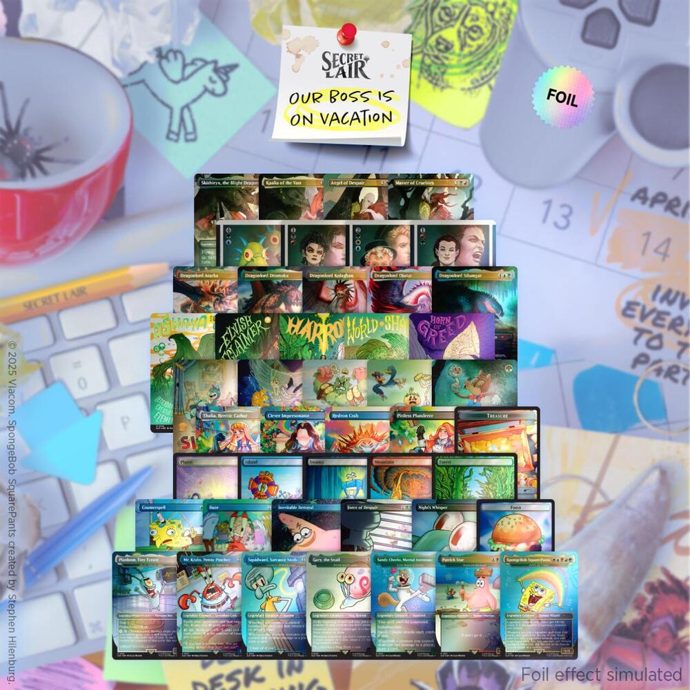 Secret Lair Drop: Our Boss is on Vacation Superdrop: Break Room Disco ...