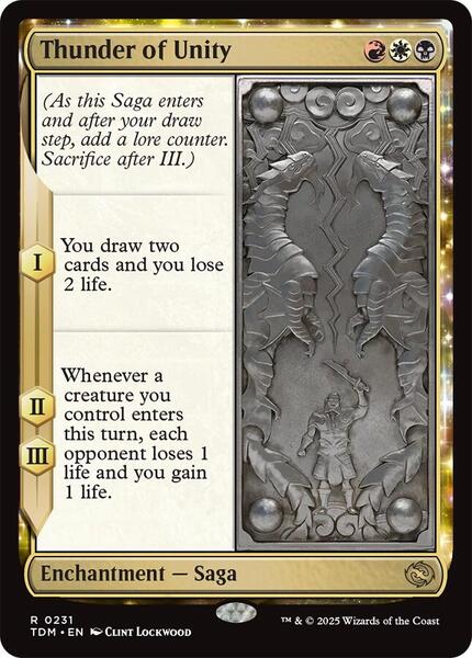 Thunder of Unity - Tarkir: Dragonstorm - Magic: The Gathering ...