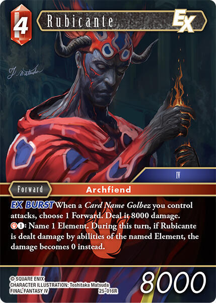 Rubicante EX - Tears of the Planet - Final Fantasy TCG - TCGplayer.com