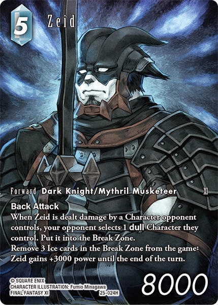 Zeid (Full Art) - Tears of the Planet - Final Fantasy TCG - TCGplayer.com