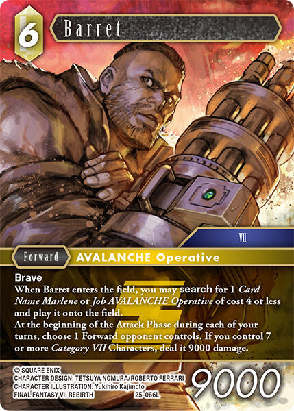 Barret - Tears of the Planet - Final Fantasy TCG - TCGplayer.com