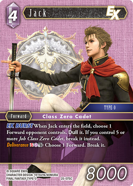 Jack EX - Tears of the Planet - Final Fantasy TCG - TCGplayer.com