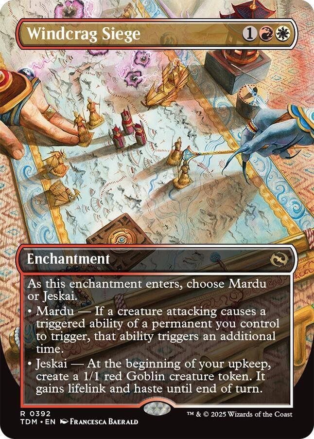 Windcrag Siege (Borderless) - Tarkir: Dragonstorm - Magic: The ...
