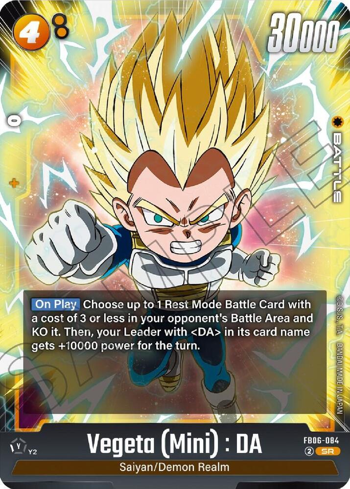 Vegeta (Mini) : DA - FB06-084 - Rivals Clash - Dragon Ball Super: Fusion World - TCGplayer.com