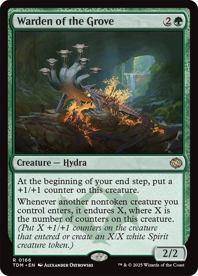 Warden of the Grove - Tarkir: Dragonstorm - Magic: The Gathering ...