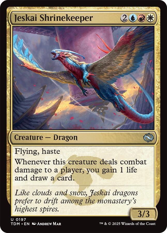 Jeskai Shrinekeeper - Tarkir: Dragonstorm - Magic: The Gathering - TCGplayer.com