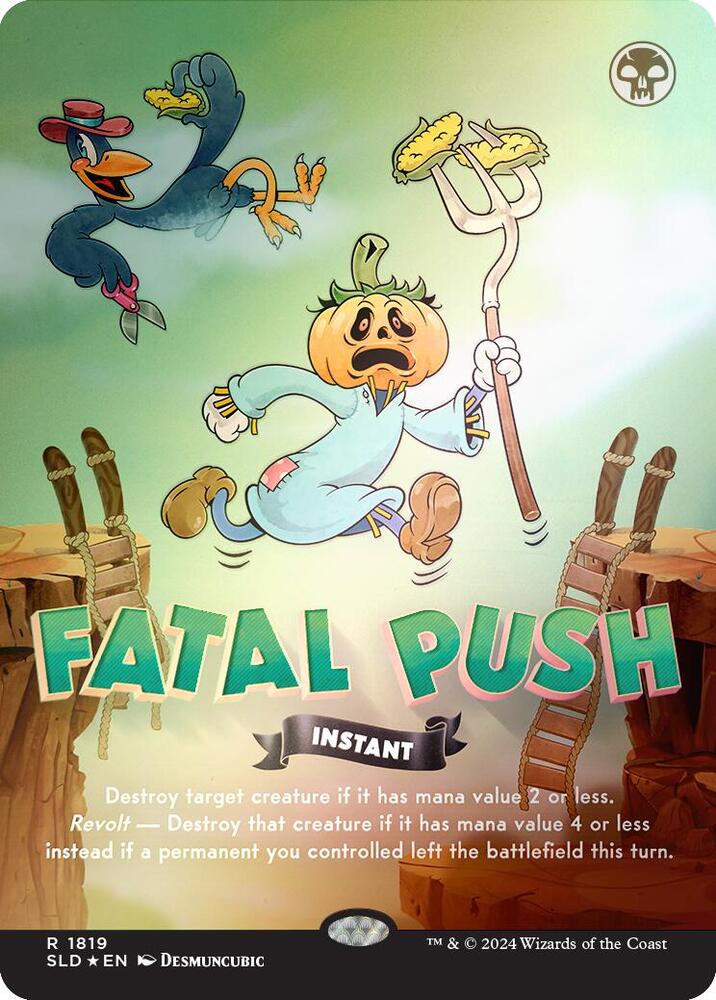 Fatal Push (1819) (Rainbow Foil) - Secret Lair Drop Series - Magic: The ...