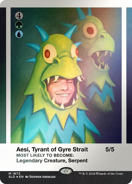 Aesi, Tyrant of Gyre Strait (Rainbow Foil) - Secret Lair Drop Series ...