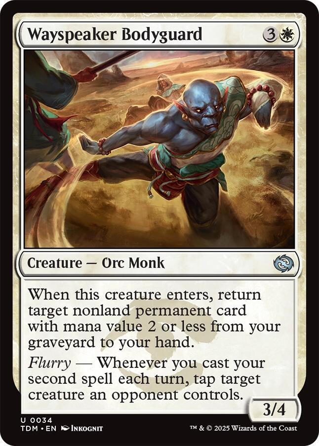 Wayspeaker Bodyguard - Tarkir: Dragonstorm - Magic: The Gathering ...