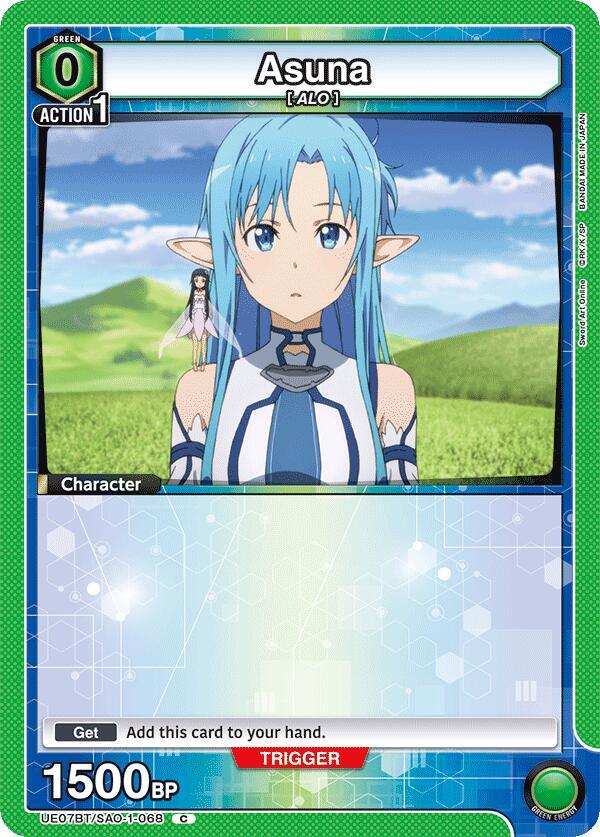 Asuna (068) (Box Topper Foil) - UE07BT: Sword Art Online - Union Arena - TCGplayer.com