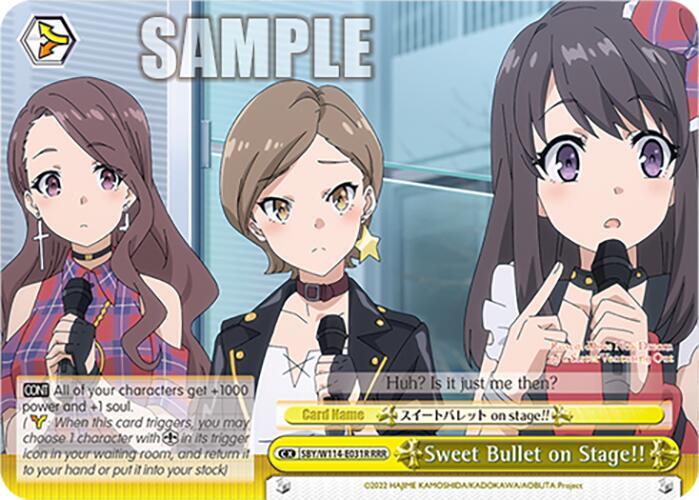 Sweet Bullet on Stage!! (RRR) - Rascal Does Not Dream Series - Weiss ...