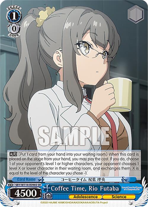 Coffee Time, Rio Futaba (SR) - Rascal Does Not Dream Series - Weiss ...