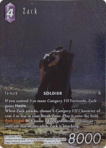 Zack (Full Art) - Tears of the Planet - Final Fantasy TCG - TCGplayer.com