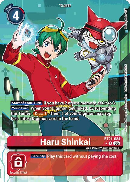 Haru Shinkai (Alternate Art) - World Convergence - Digimon Card Game ...