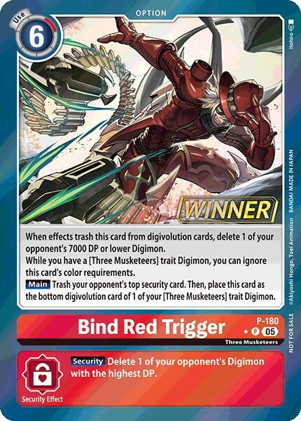 Bind Red Trigger (Store Tournament 2025 Vol.2 Winner Pack) - Digimon ...