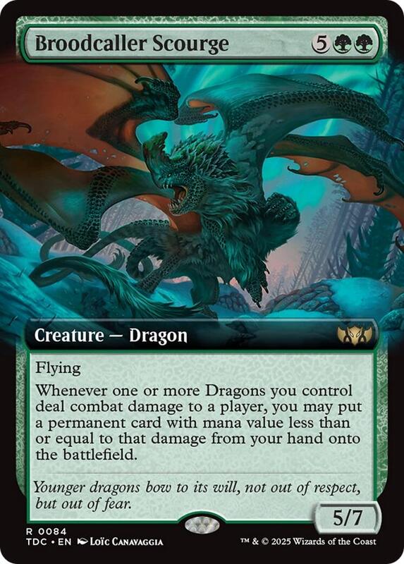 Broodcaller Scourge (Extended Art) - Commander: Tarkir: Dragonstorm ...