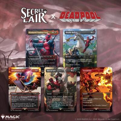 Secret Lair Drop: Secret Lair x Marvel's Deadpool - Non-Foil Edition ...