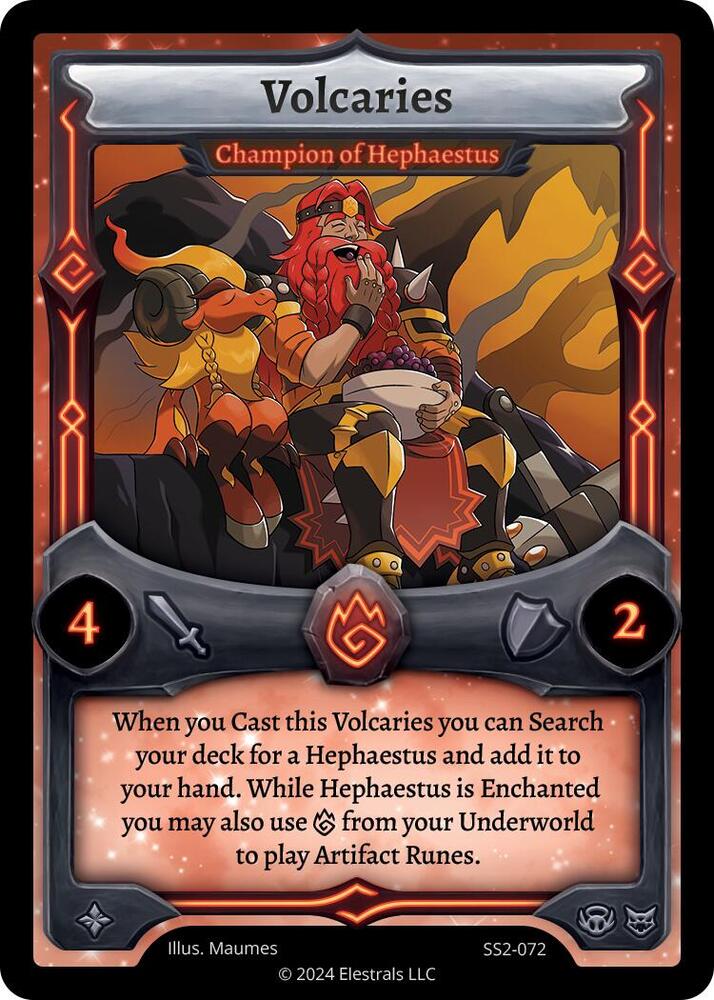 Volcaries - Champion of Hephaestus - Shattered Stars Chapter 2 [SS2] - Elestrals - TCGplayer.com