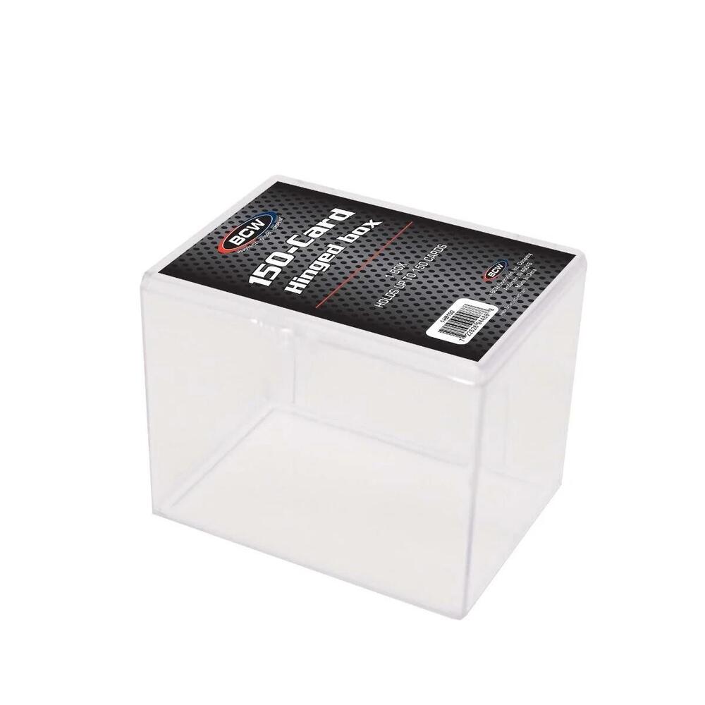Hinged Trading Card Box - 150 Count - BCW Card Storage Boxes ...