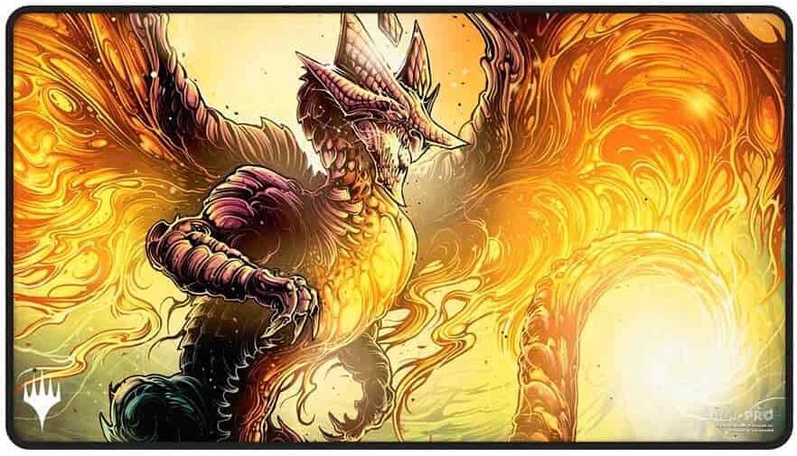 Tarkir: Dragonstorm Black Stitched Playmat for Magic: The Gathering ...