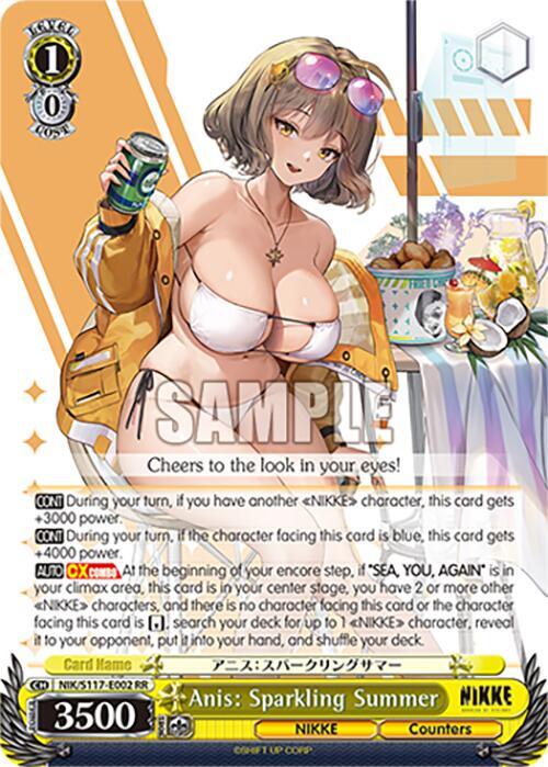 Anis: Sparkling Summer - GODDESS OF VICTORY: NIKKE - Weiss Schwarz - TCGplayer.com