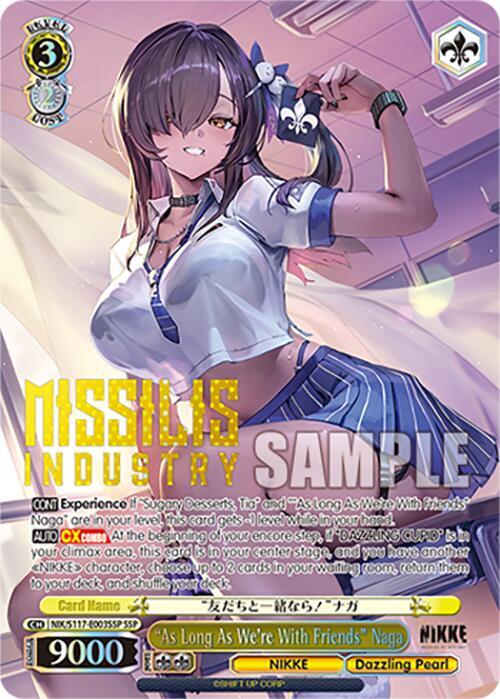 "As Long As We're With Friends" Naga (SSP) - GODDESS OF VICTORY: NIKKE - Weiss Schwarz ...