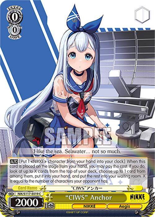 "CIWS" Anchor - GODDESS OF VICTORY: NIKKE - Weiss Schwarz - TCGplayer.com