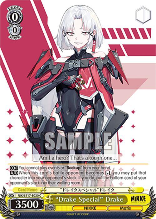 "Drake Special" Drake - GODDESS OF VICTORY: NIKKE - Weiss Schwarz ...