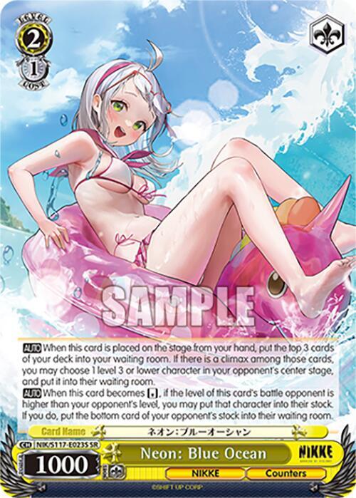 Neon: Blue Ocean (SR) - GODDESS OF VICTORY: NIKKE - Weiss Schwarz - TCGplayer.com