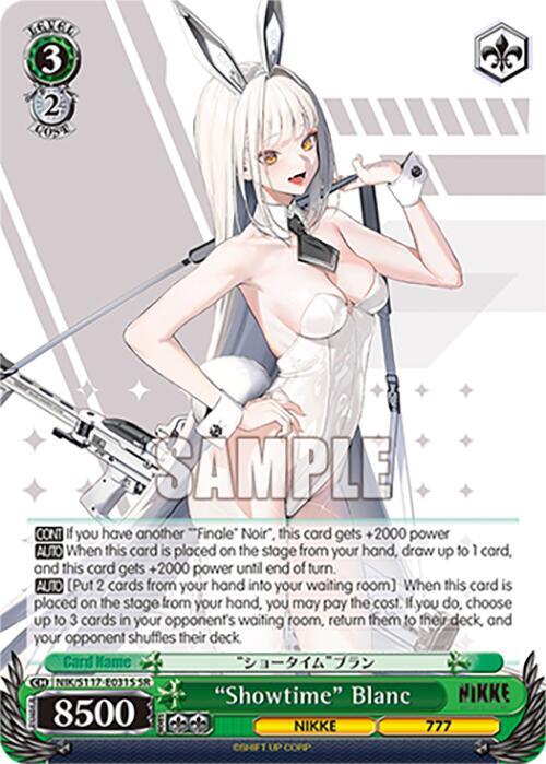 "Showtime" Blanc (SR) - GODDESS OF VICTORY: NIKKE - Weiss Schwarz - TCGplayer.com