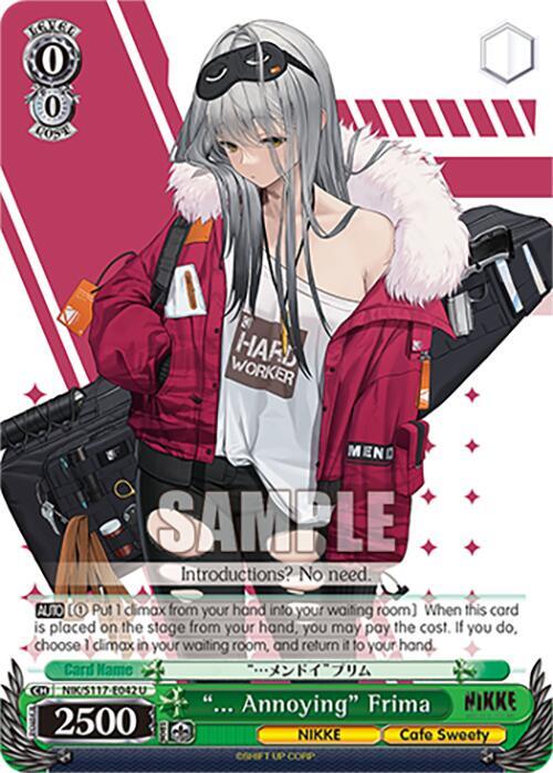 Annoying" Frima - GODDESS OF VICTORY: NIKKE - Weiss Schwarz - TCGplayer.com