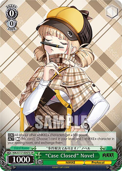 "Case Closed" Novel (SR) - GODDESS OF VICTORY: NIKKE - Weiss Schwarz ...