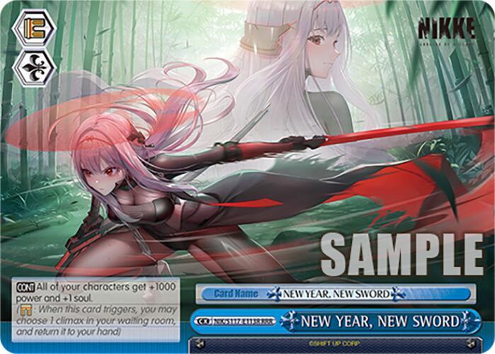 NEW YEAR, NEW SWORD (RRR) - GODDESS OF VICTORY: NIKKE - Weiss Schwarz - TCGplayer.com