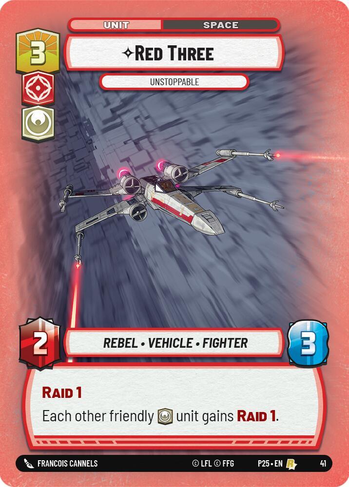 Red Three - Unstoppable - Organized Play Promos - Star Wars: Unlimited ...