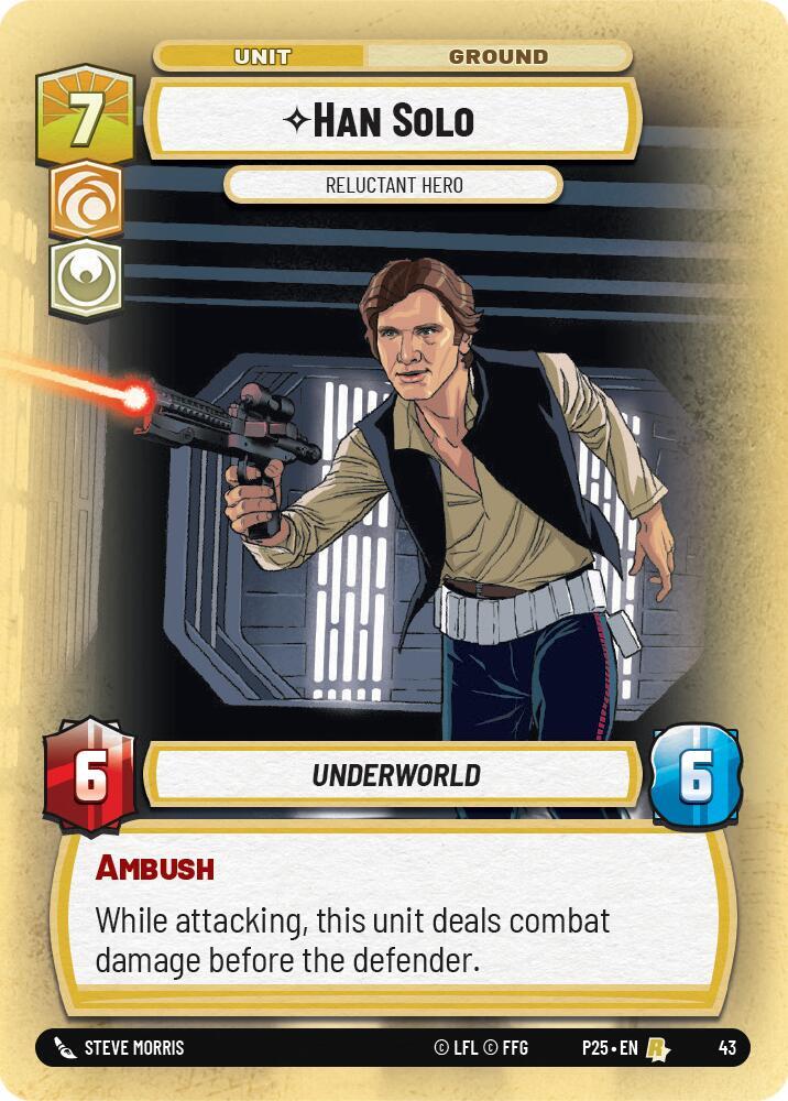 Han Solo - Reluctant Hero - Organized Play Promos - Star Wars ...
