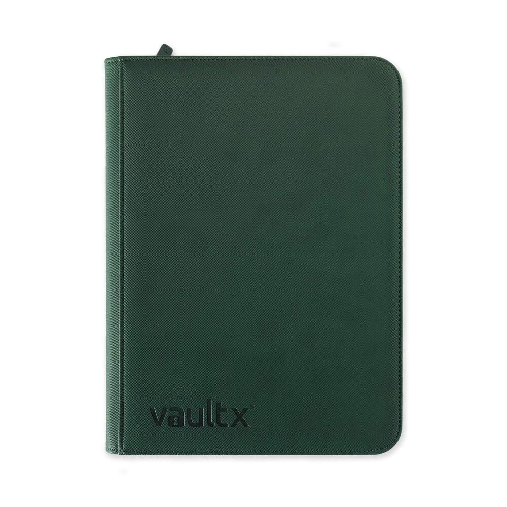 Vault X Zip Binder Exo-Tec - Green 9 Pocket - Vault X Card Binders ...