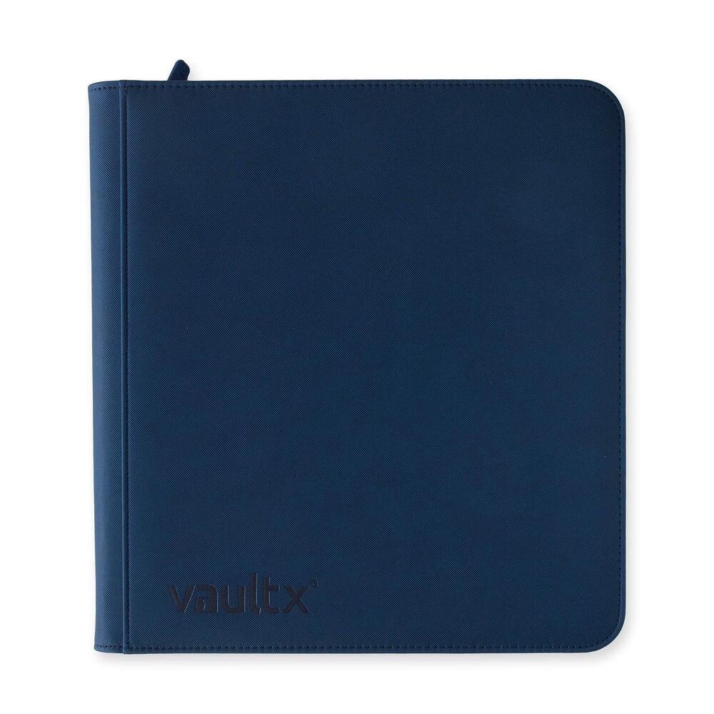 Vault X Zip Binder XL Exo-Tec - Blue 12 Pocket - Vault X Card Binders ...
