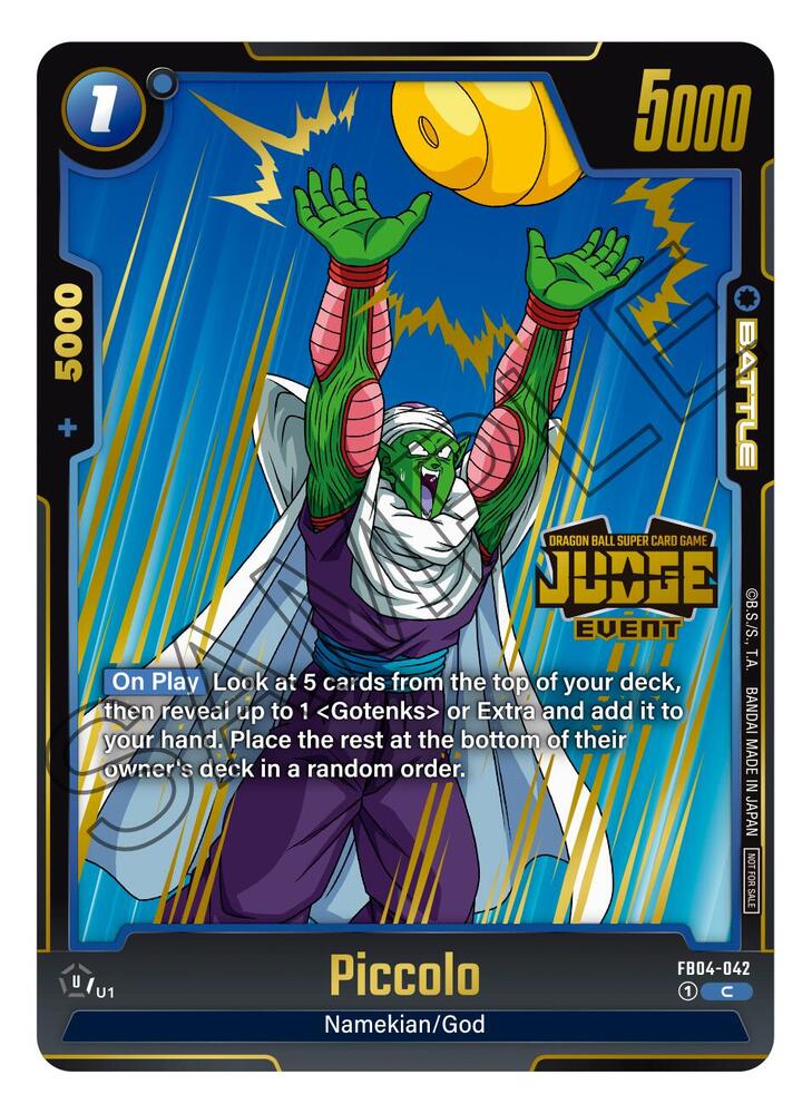 Piccolo (Judge Pack (Event Judge) 03) - Tournament and Championship ...