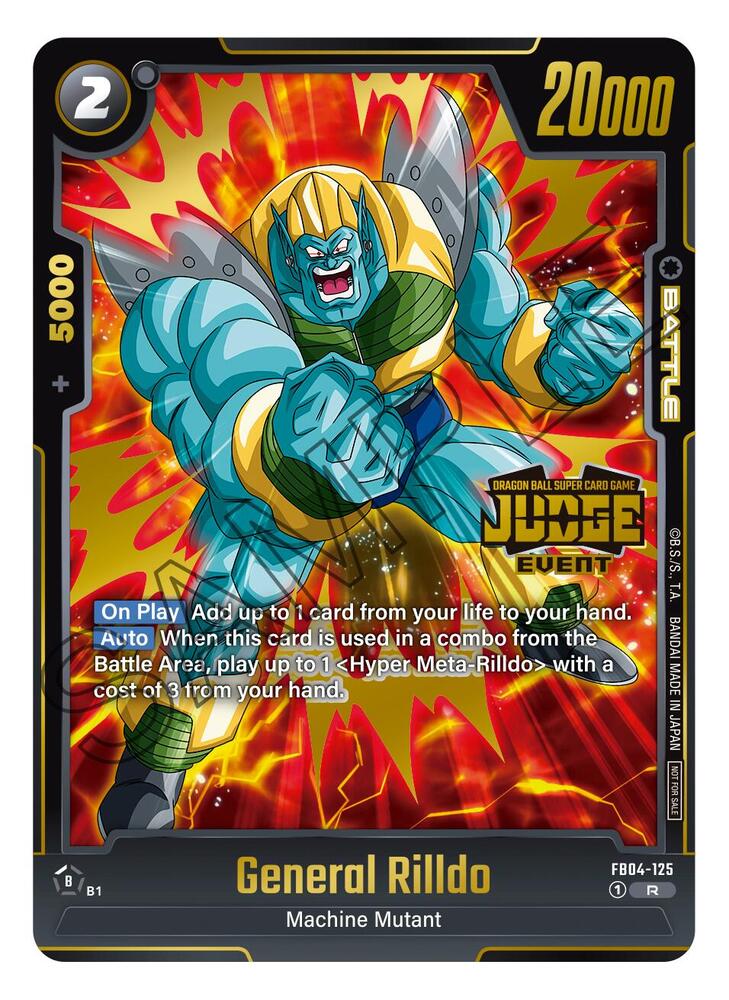 General Rilldo (Judge Pack (Event Judge) 03) - Tournament and ...