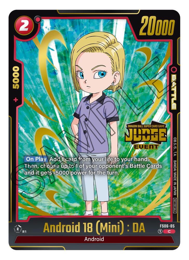 Android 18 (Mini) : DA (Judge Pack (Event Judge) 03) - Tournament and Championship Promos ...