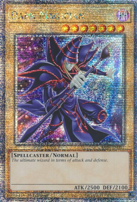 Dark Magician (New Art) (Quarter Century Secret Rare) - Quarter Century Stampede - YuGiOh ...