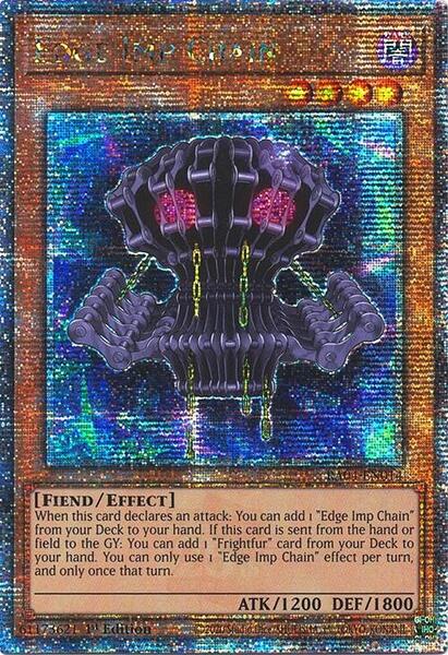 Edge Imp Chain (Quarter Century Secret Rare) - Quarter Century Stampede ...