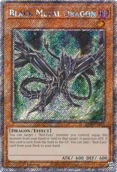 Black Metal Dragon (Platinum Secret Rare) - Quarter Century Stampede ...