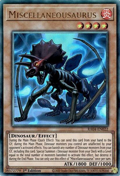 Miscellaneousaurus (PUR) - Quarter Century Stampede - YuGiOh ...