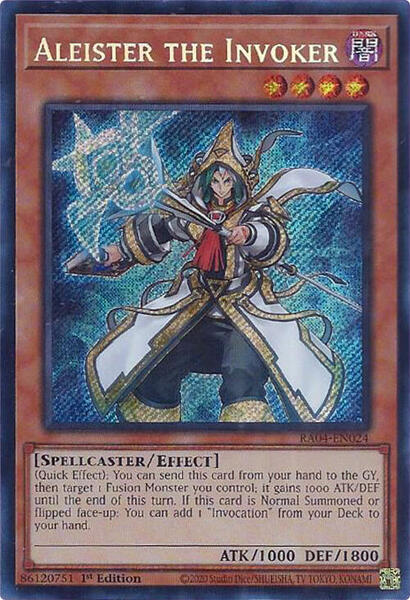 Aleister the Invoker (Alternate Art) (Secret Rare) - Quarter Century ...