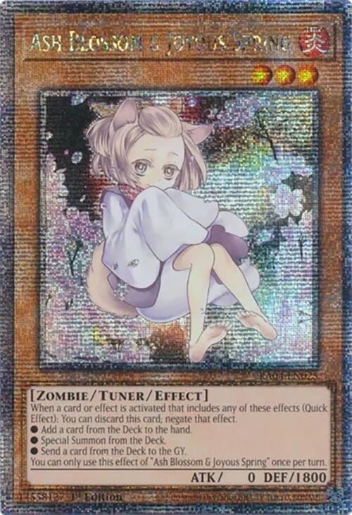 Ash Blossom & Joyous Spring (Alternate Art) (Quarter Century Secret Rare) - Quarter Century ...
