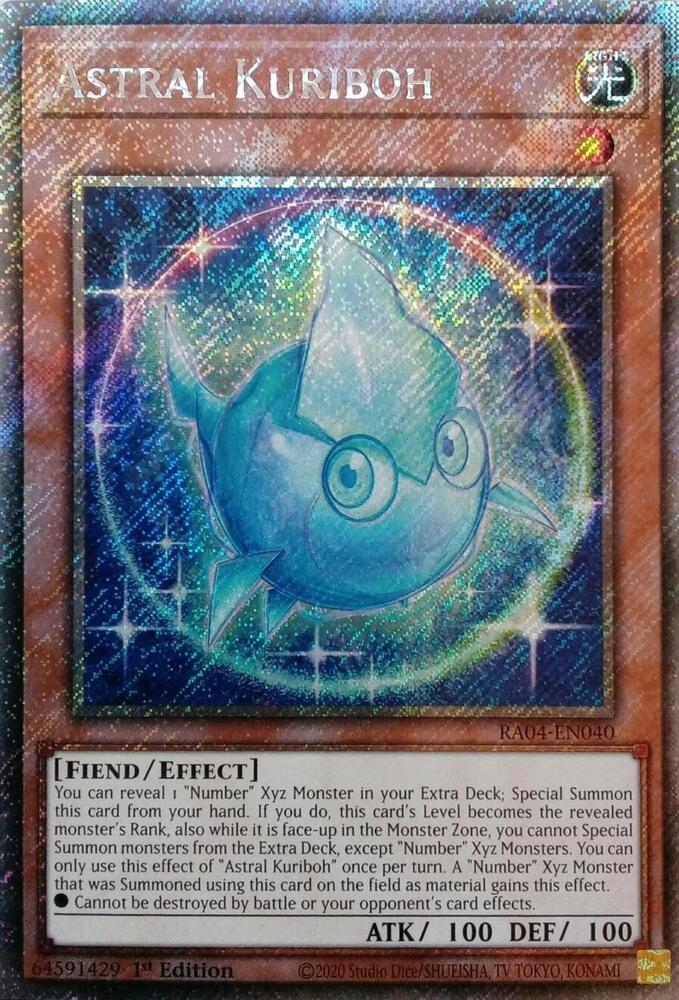 Astral Kuriboh (Platinum Secret Rare) - Quarter Century Stampede - YuGiOh - TCGplayer.com