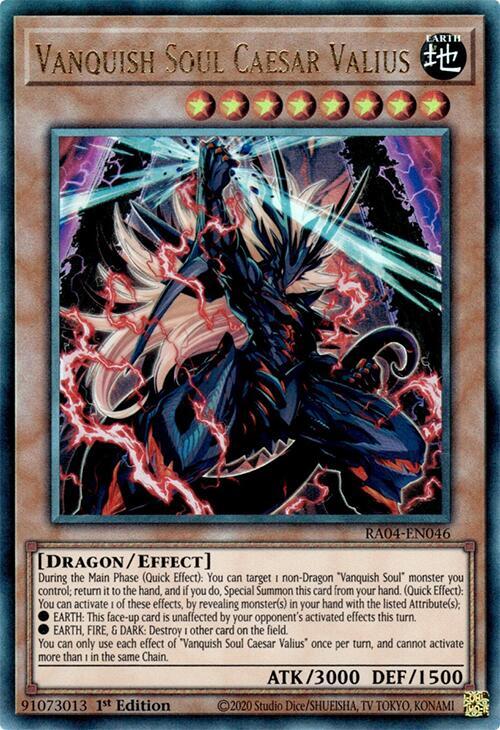 Vanquish Soul Caesar Valius (PUR) - Quarter Century Stampede - YuGiOh ...