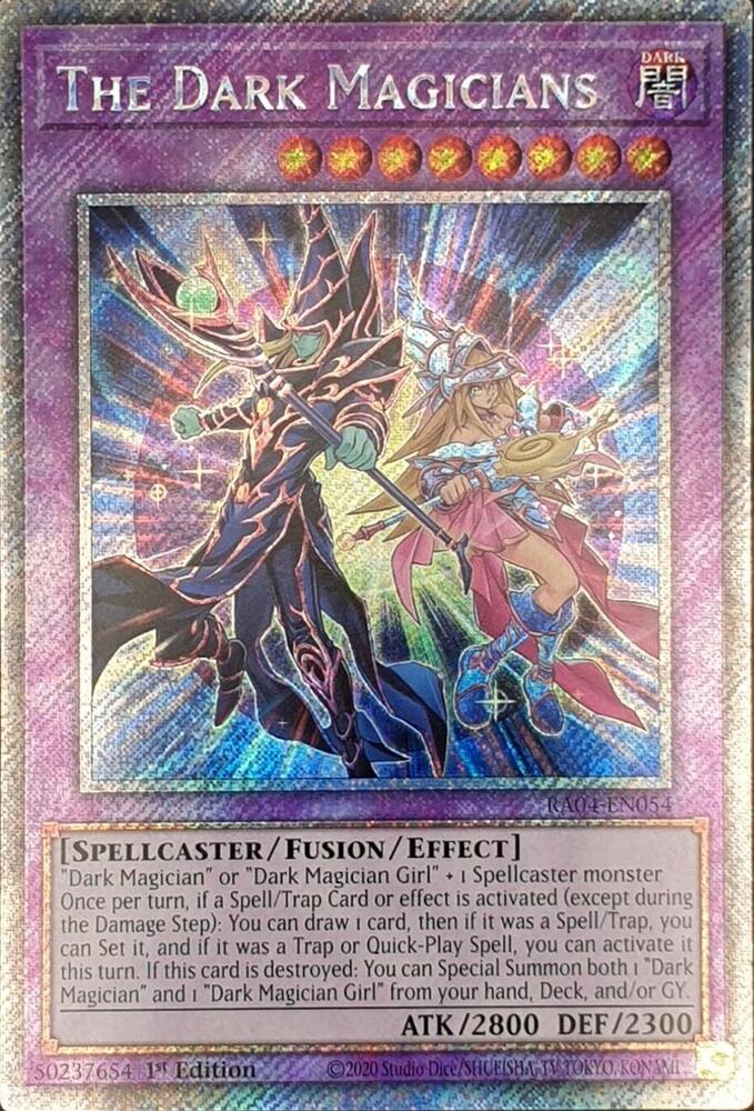 The Dark Magicians (Platinum Secret Rare) - Quarter Century Stampede - YuGiOh - TCGplayer.com